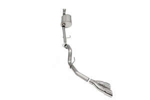 CORSA Performance COR-21157 Single Side Exit Cat Back Exhaust W/ 4 ...
