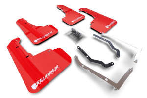 Rally Armor MF46-LTUR-RD/WH-X-RAL Lift/AT UR Red Mud Flap/White Logo ...