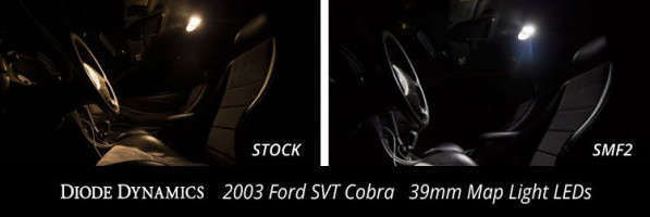 Diode Dynamics DD0090P-DIOD SMF2 LED License Plate/Map/Door Light Bulb ...