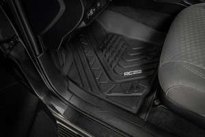 Rough Country FF-71216-RC Flex-Fit Floor Mats | Front and Rear ...