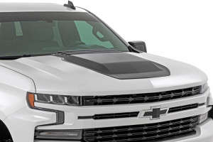 Rough Country HS10010-GNO-RC Hood Scoop | GNO Slate Gray (19-25 Chevy ...