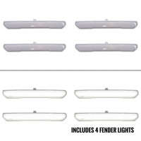Boost Auto 2905P-WRO*4-BAUTO White LED Fender Lights | Frosted Lens ...