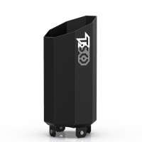 TSO TSO-T-6415-S-1-P-B 6" Octagon Exhaust Tip | For Exhausts W/ 4 ...