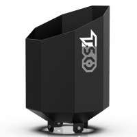 TSO TSO-T-10515-S-1-P-B 10" Octagon Exhaust Tip | For Exhausts W/ 5 ...