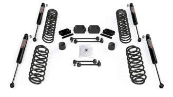 TeraFlex 1354250-TF 2.5" Coil Spring Base Lift Kit & 9550 VSS Twin-Tube ...