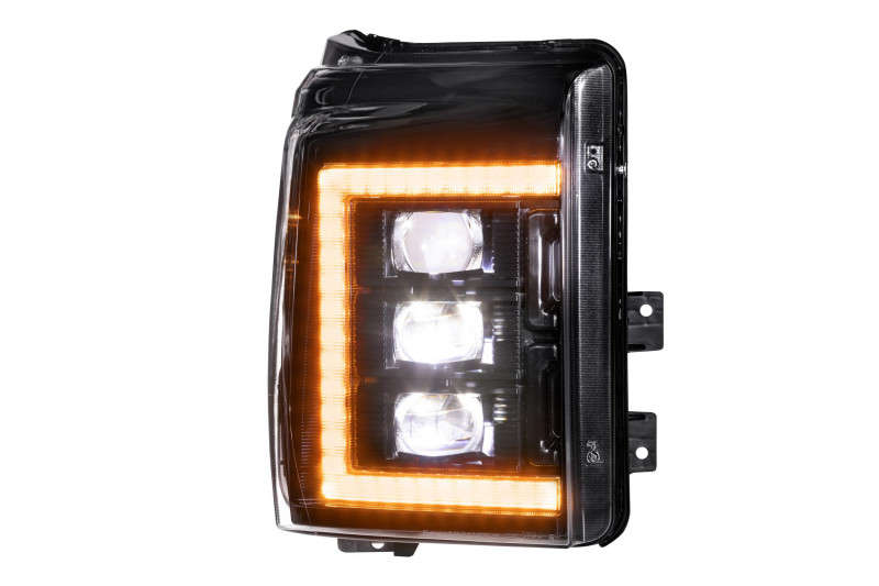 Morimoto LF505-A-ASM-MOR XB LED Headlights | Pair | ASM/Amber DRL (11 ...