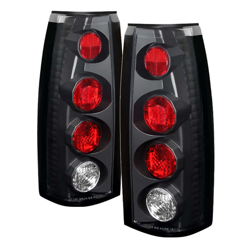 Spyder 5001283-SPDR Euro Style Tail Lights (Black) | 88-98 Chevy ...
