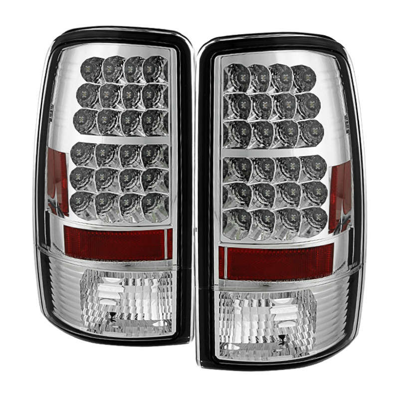 Spyder 5001535-SPDR LED Tail Lights (Chrome) | Lift Gate Style | Custom ...