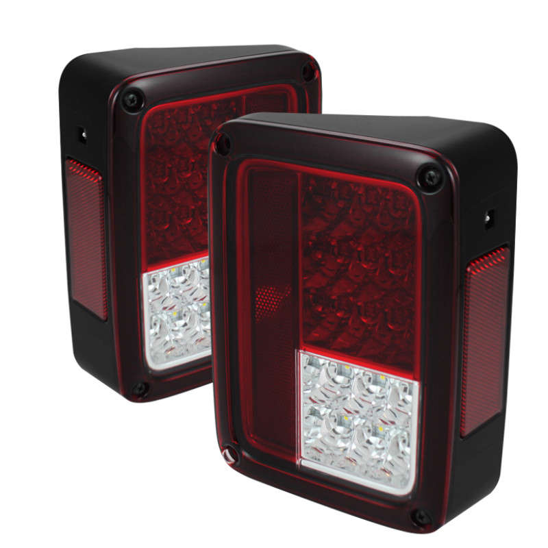 Spyder 5070401-SPDR LED Tail Lights (Red Clear) | TrailBuilt Off-Road