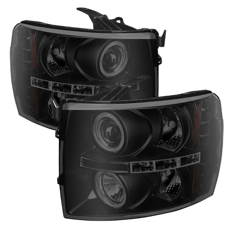 Spyder 5078322-SPDR Signature Series Projector Headlights (Black Smoke ...