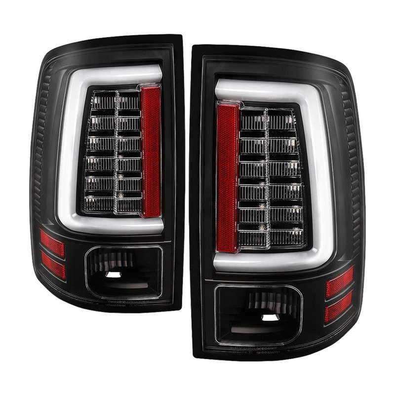 Spyder 5085931-SPDR LED Tail Lights Version 2 (All Black) | 13-18 Ram ...