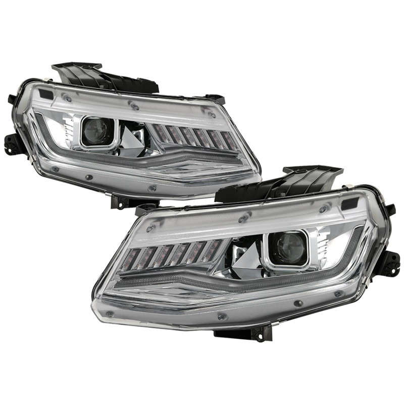 Spyder 5087348-SPDR Signature Series Projector Headlights (Chrome ...