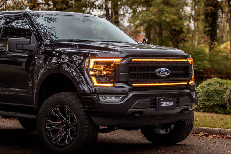 Morimoto XBG24-MOR XBG LED DRL GRILLE (Chrome Finish/Amber DRL) | 21-23 ...