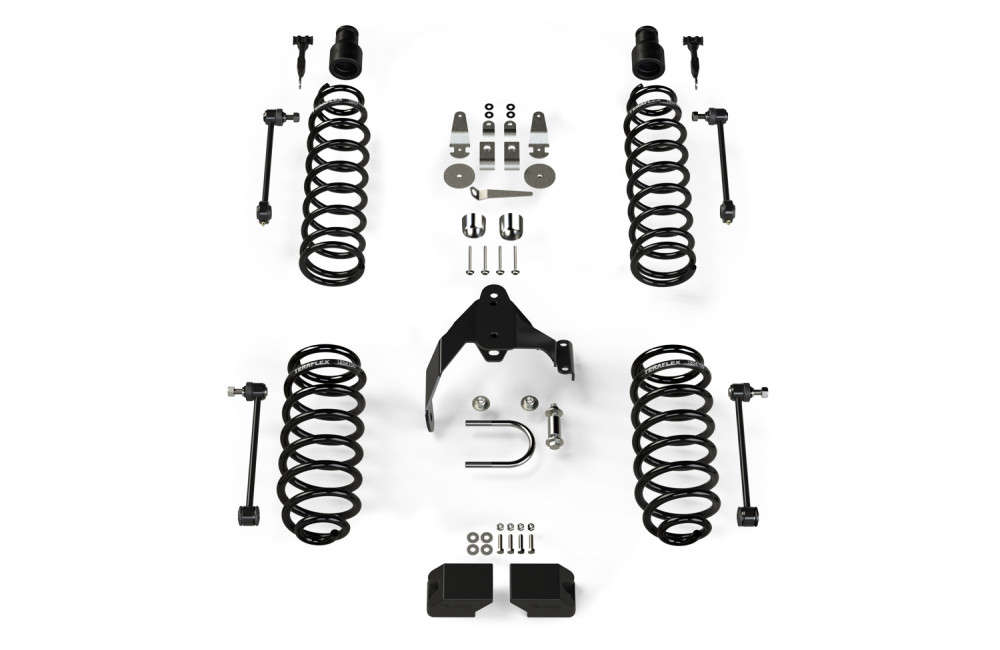 TeraFlex 1151200 Teraflex JKU 4-Door: Base 3" Lift Kit - No Shocks ...