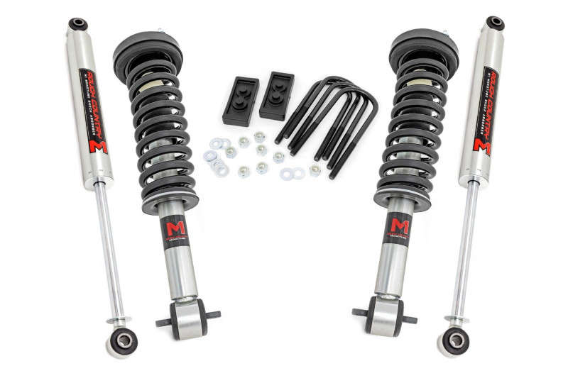 Rough Country 50040-RC 2 Inch Lift Kit | M1 Struts/M1 | 14-20 Ford F-150 4WD | Custom Offsets