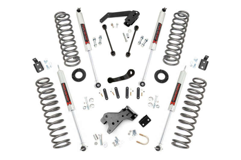 Rough Country 68140-RC 4 Inch Lift Kit | M1 | 07-18 Jeep Wrangler JK ...
