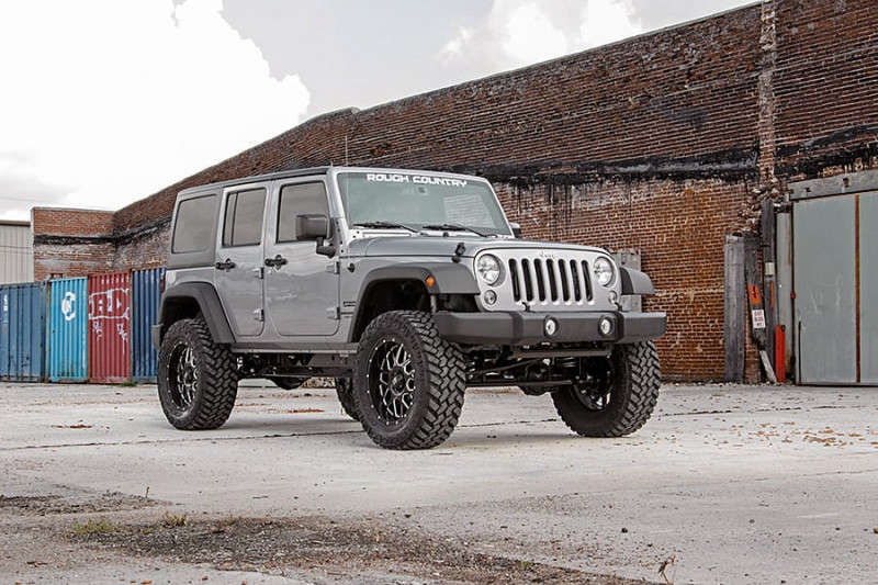 Rough Country 68140-RC 4 Inch Lift Kit | M1 | 07-18 Jeep Wrangler JK ...