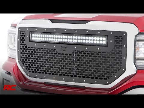Rough Country 70156-RC Mesh Grille | 16-18 GMC Sierra 1500 | TrailBuilt ...