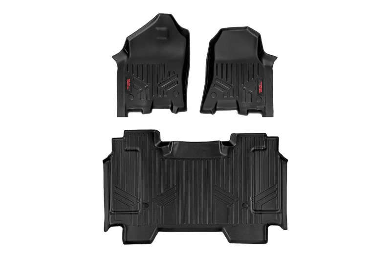Rough Country M-31412-RC Floor Mats | Front and Rear | Custom Offsets