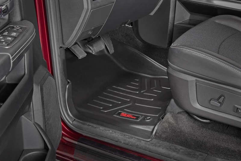 Rough Country M-31412-RC Floor Mats | Front and Rear | Custom Offsets