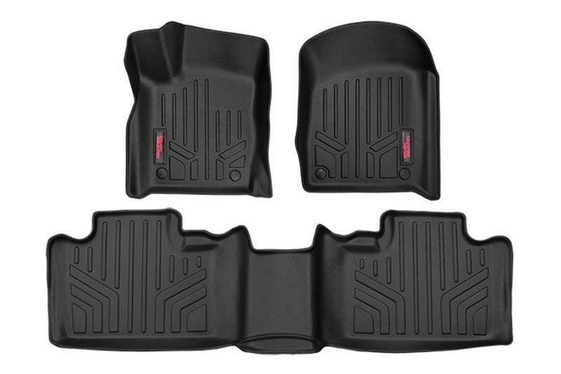 Rough Country M-60300-RC Floor Mats | Front and Rear | TrailBuilt Off-Road
