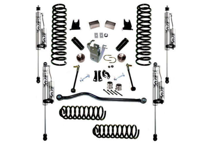 SUPERLIFT K927FX-SUP 4" Lift Kit W/ Rear Axle Mounted Track Bar Bracket ...