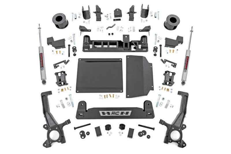 Rough Country 71230-RC 6" Lift Kit | Strut Spacer w/ N3 Rear Shocks (22 ...