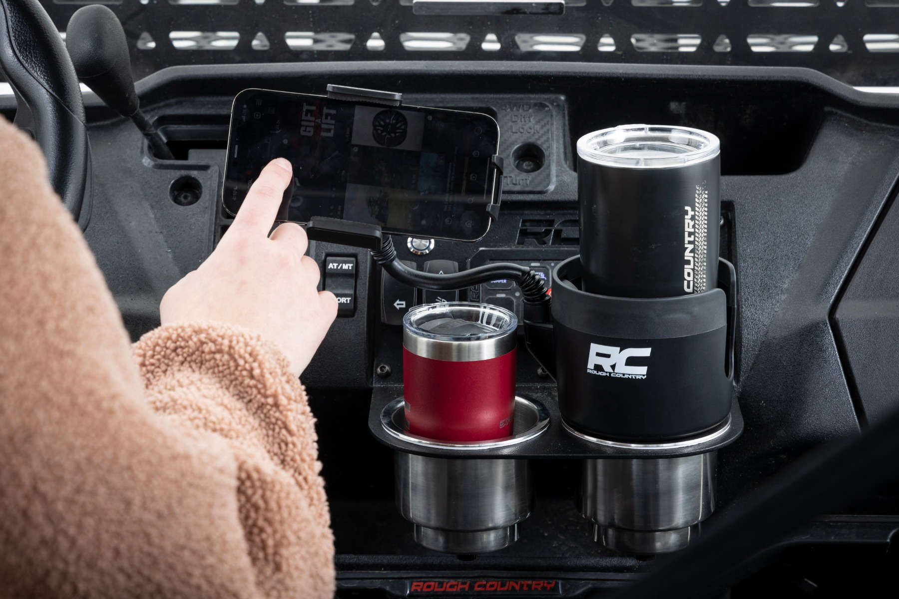 Rough Country J5054-RC 2 In 1 Expanding Cup And Phone Holder | Custom ...