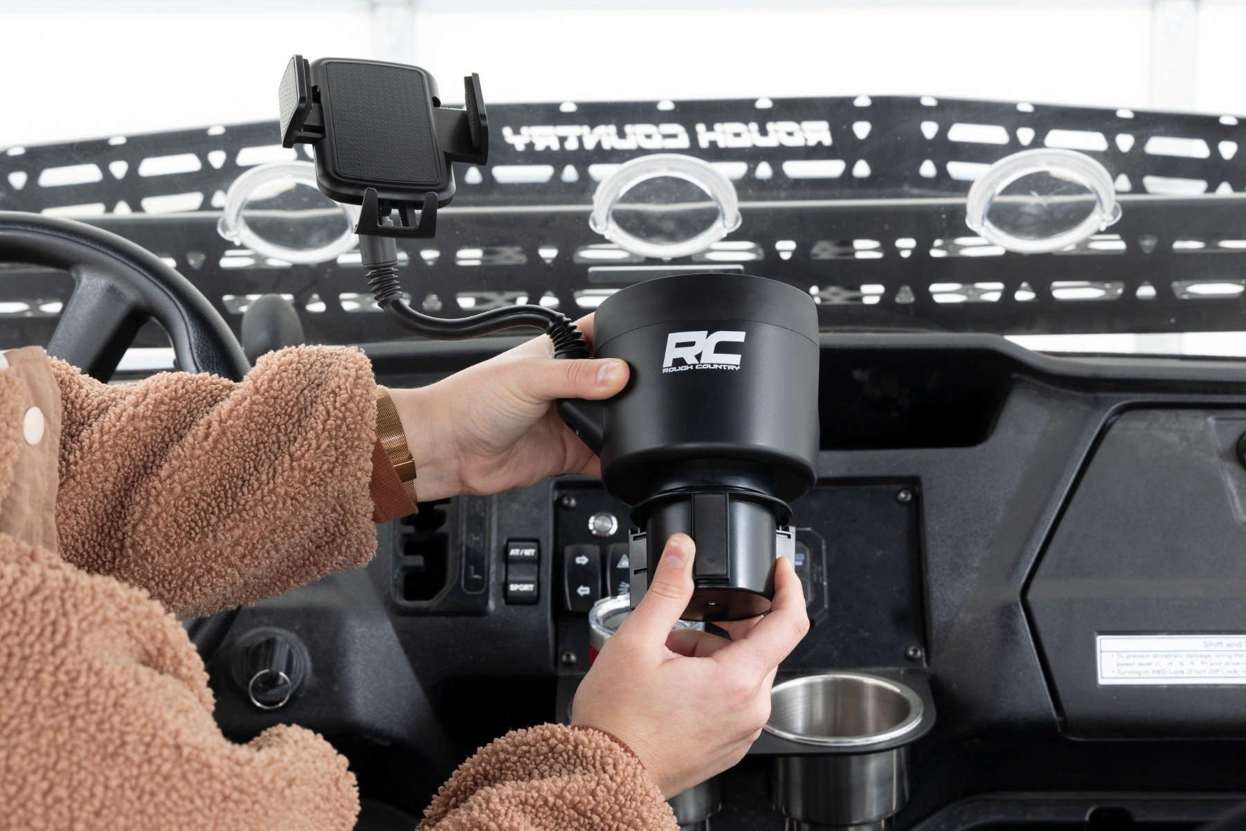 Rough Country J5054-RC 2 In 1 Expanding Cup And Phone Holder | Custom ...