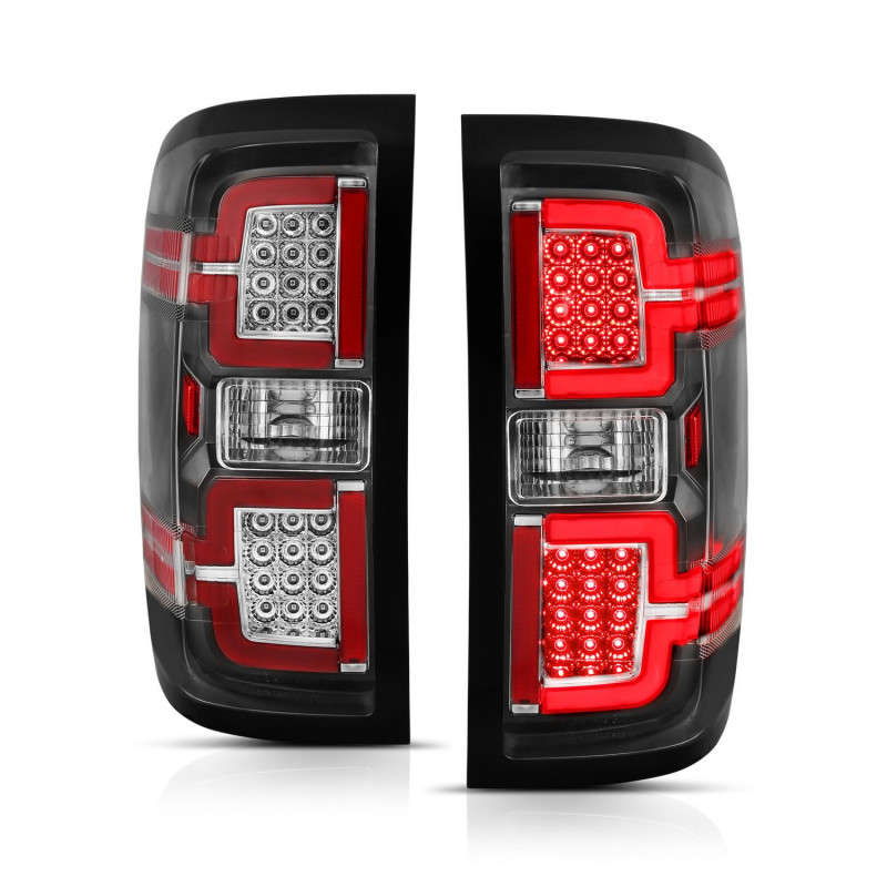 Anzo 311289-ANZO Tail Light Assembly | Led | Clear/Black | Sequential ...