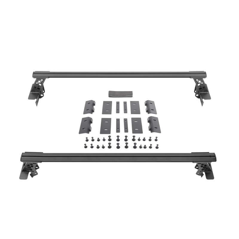 Go Rhino 5935000T-Rhino XRS Cross Bars/Truck Bed Rail Kit | Mid-Sized ...