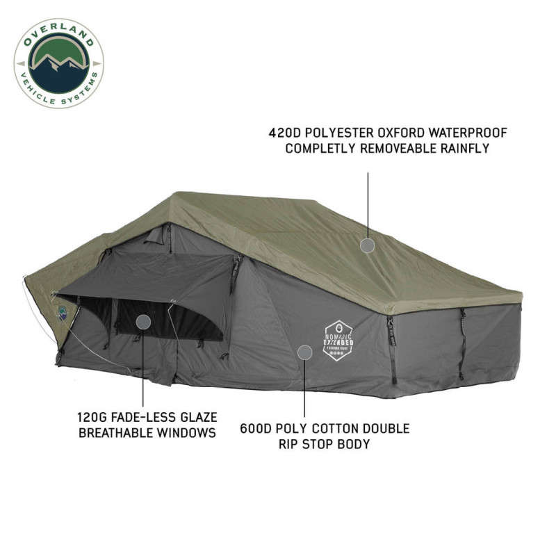 Overland Vehicle Systems OVS-18349936 Nomadic 4 Extended Roof Top Tent ...