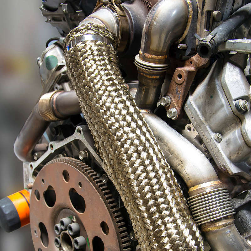 PPE 117000400-HFTD 3" Stainless Down Pipes | TrailBuilt Off-Road