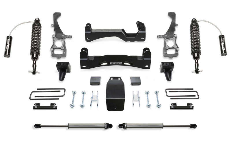 Fabtech K2373DL-FAB 6" Lift Kit W/ Front Dirt Logic 2.5 Resi Coilovers ...