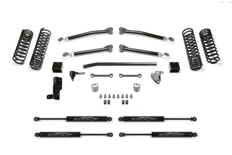 Fabtech K4140M-FAB 5" Trail System W/ Stealth Shocks (18-23 Jeep ...