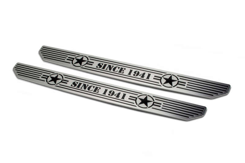 DV8 Off-Road DV8-D-JL-180014-STR4 Star Sill Plates | Rear | Custom Offsets