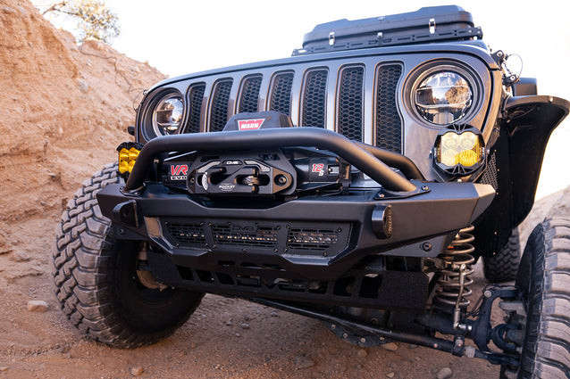 DV8 Off-Road DV8-FBJL-09 Spec Series Front Bumper (18-24 Jeep Wrangler ...