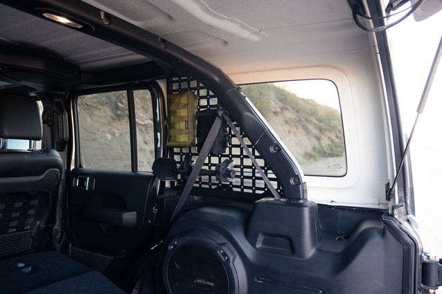 DV8 Off-Road DV8-MPJL-01 Rear Window Molle Panels | For Hard Tops (18 ...