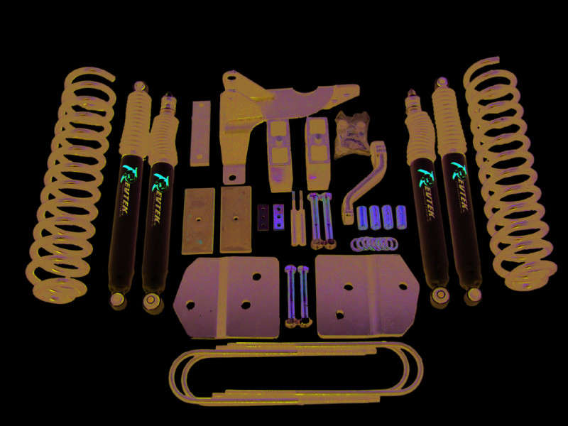 Revtek 6641-REV 4.5" Suspension Lift Kit W/ Drop Brackets | 11-16 Ford ...