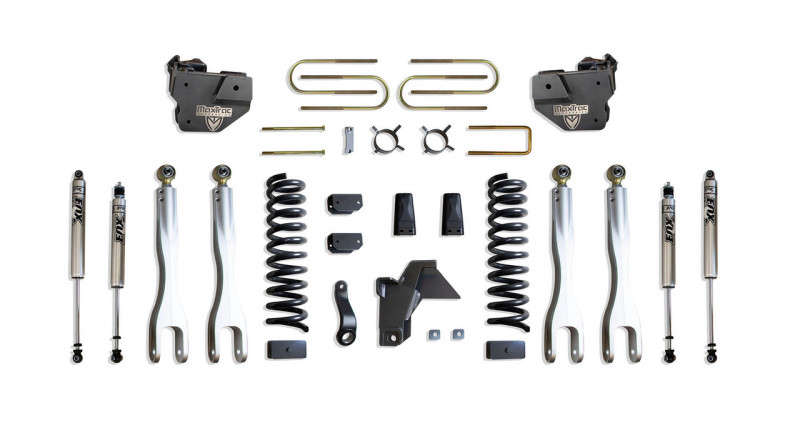 MaxTrac MT-K947585FL 8" Lift Kit w/4-Links & Fox Shocks (19-24 Ram 3500 ...