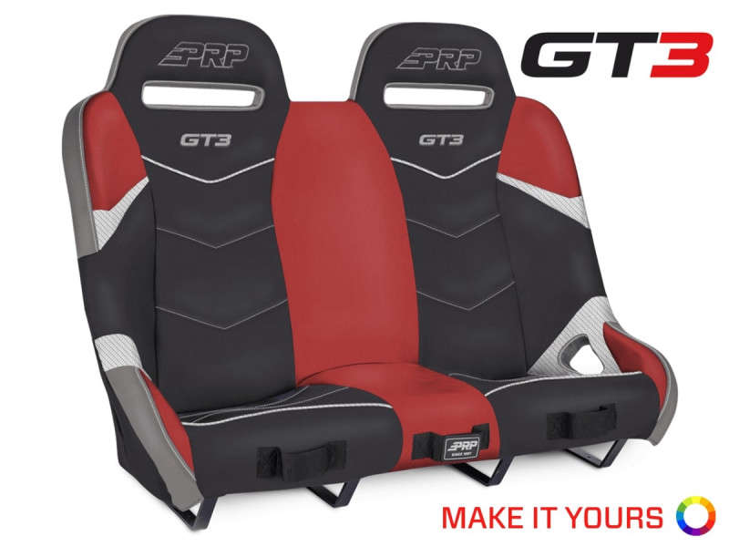 PRP A74-PORXP-PRP Custom GT3 Rear Suspension Bench Seat | 20-22 Polaris ...