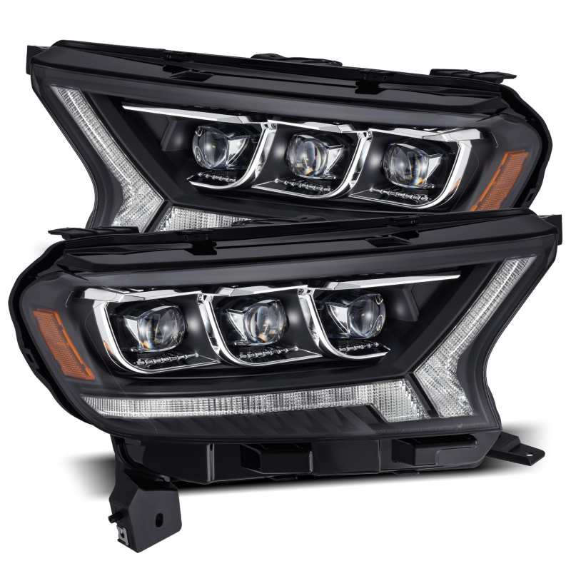 AlphaRex ALPHA-880124 NOVA-Series LED Projector Headlights Black (Set ...