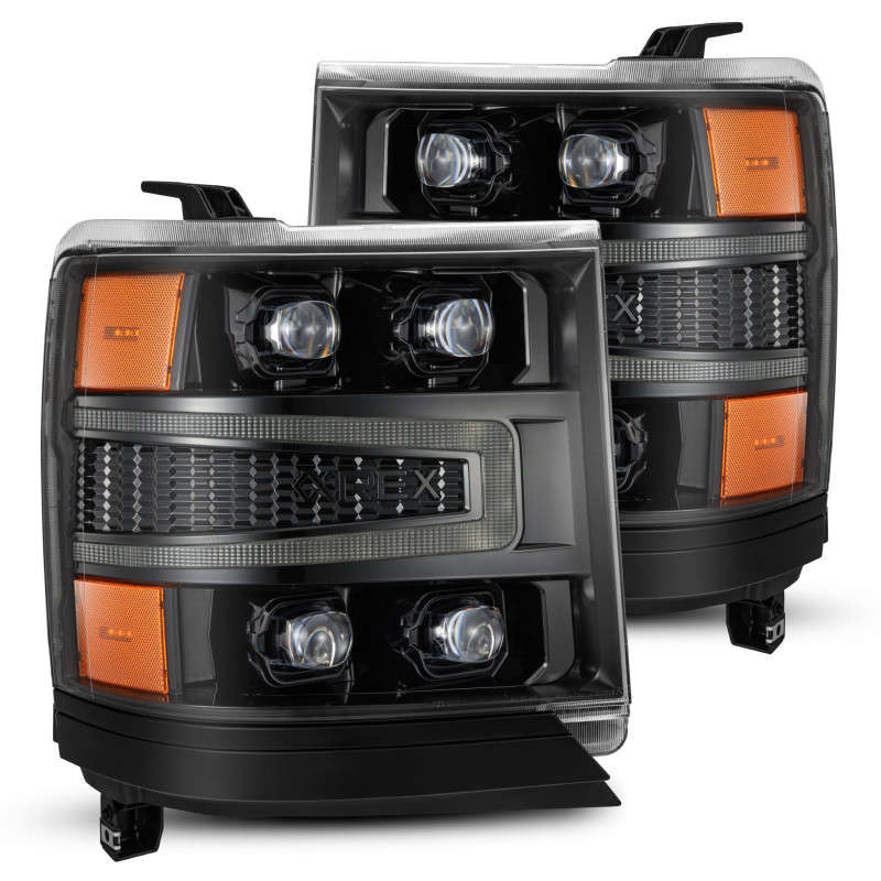 AlphaRex ALPHA-880236 NOVA-Series LED Projector Headlights Alpha-Black ...