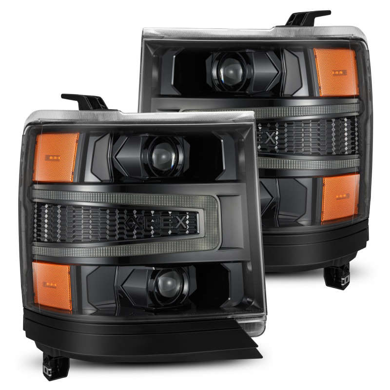 AlphaRex ALPHA-880233 LUXX-Series LED Projector Headlights Alpha Black ...