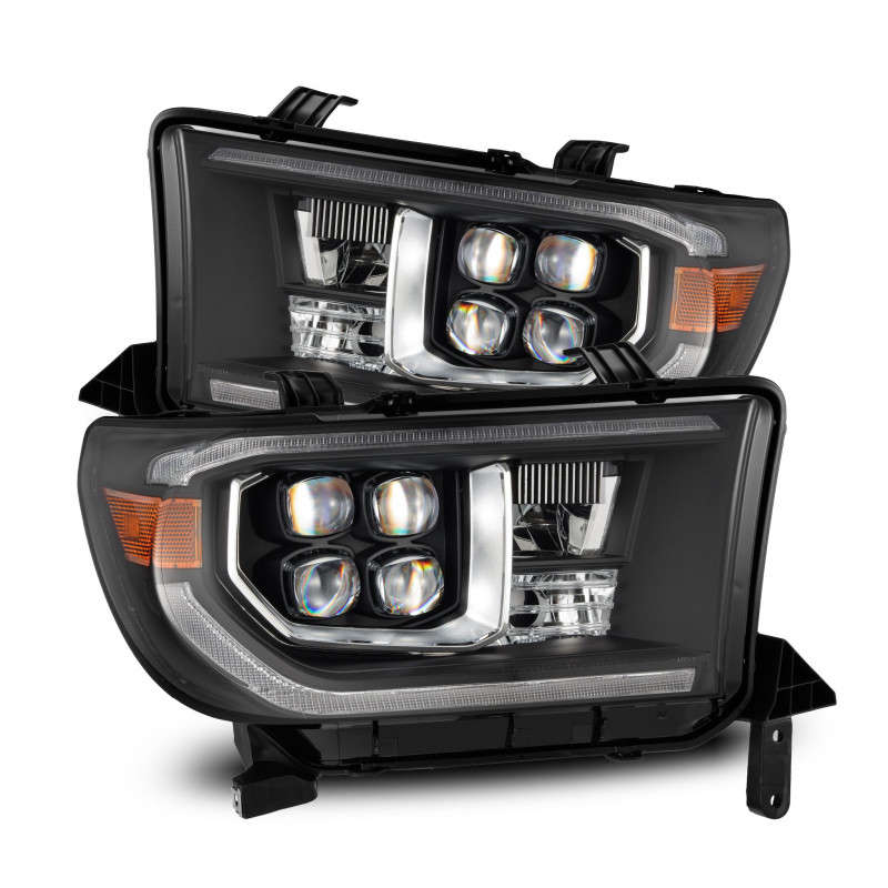 AlphaRex ALPHA-880818 NOVA-Series LED Projector Headlights Black (Set ...