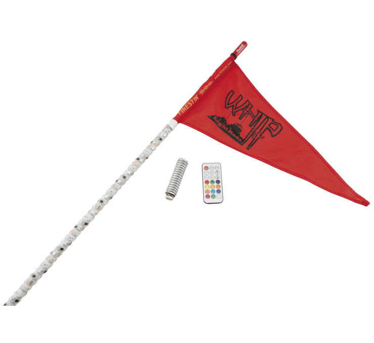 Whip It 3-114DXW 2-WHIP Deluxe V2 LED Whip | White | 7 Foot ...