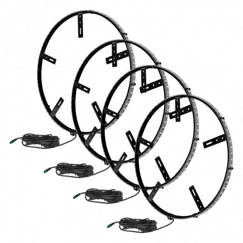 Oracle Lighting 4215-339-OL LED Illuminated Wheel Rings ColorSHIFT RGB ...