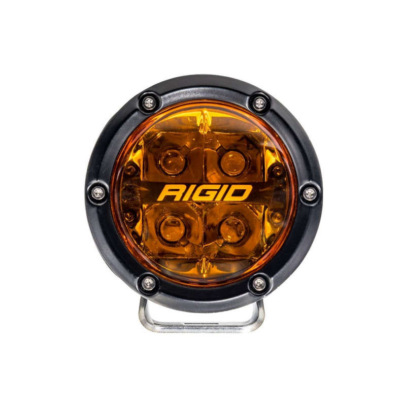 RIGID RIGID-36123 360-Series 4 Inch Spot with Amber PRO Lens | Pair ...