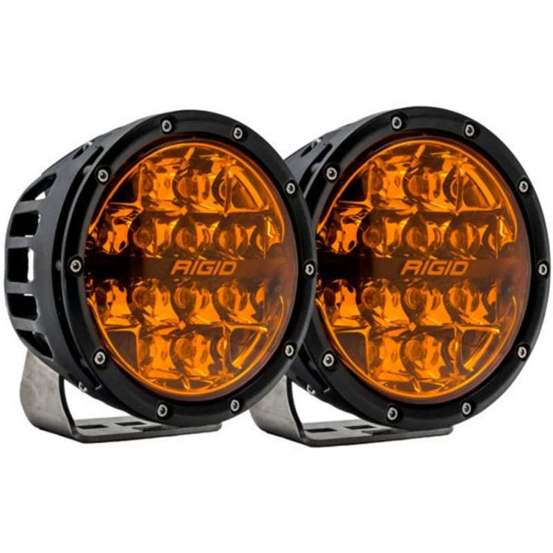 RIGID RIGID-36210 360-Series 6 Inch Spot with Amber PRO Lens | Pair ...