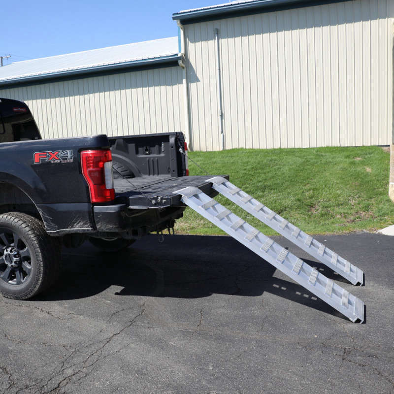 Gen-Y GH-16096 Heavy Duty 8 foot Aluminum Loading Ramps (Pair) | 15" x ...